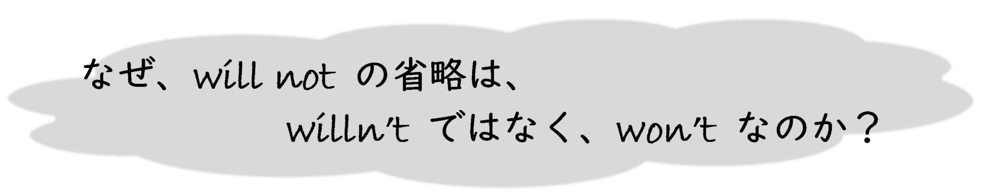 なぜcanの否定はcannot？can not が一語表記の理由